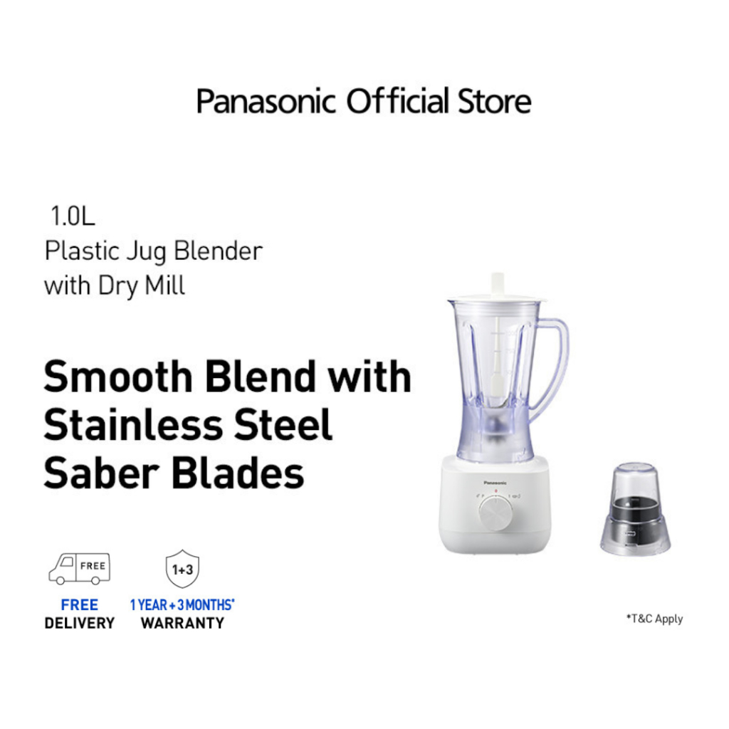 Panasonic 1L Plastic Jug Blender MX-EP3111WSP | Shopee Singapore