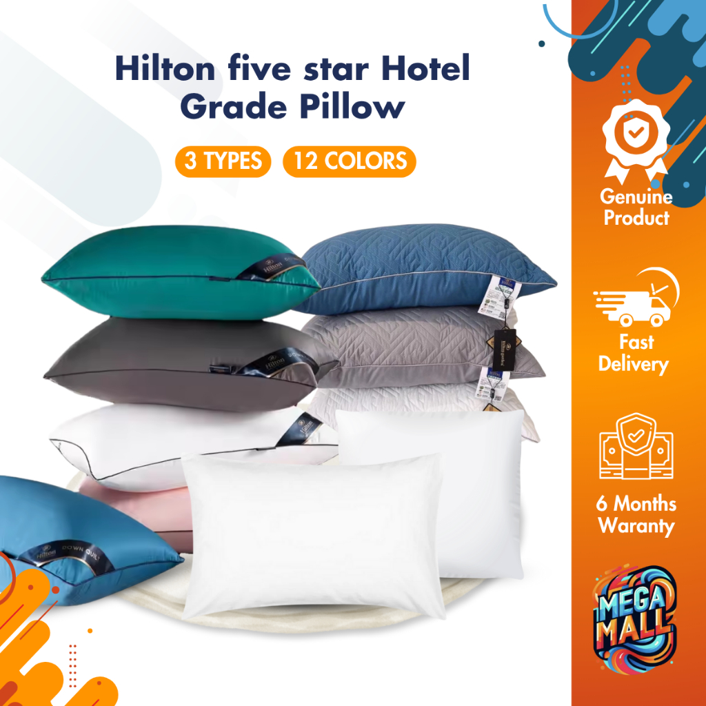 Hilton Hotel Grade Pillow & Mello Pluff Pillow - Five Star Grade ...