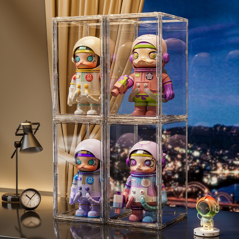 Acrylic Display Box Transparent Storage Box Labubu Zimomo Popmart ...