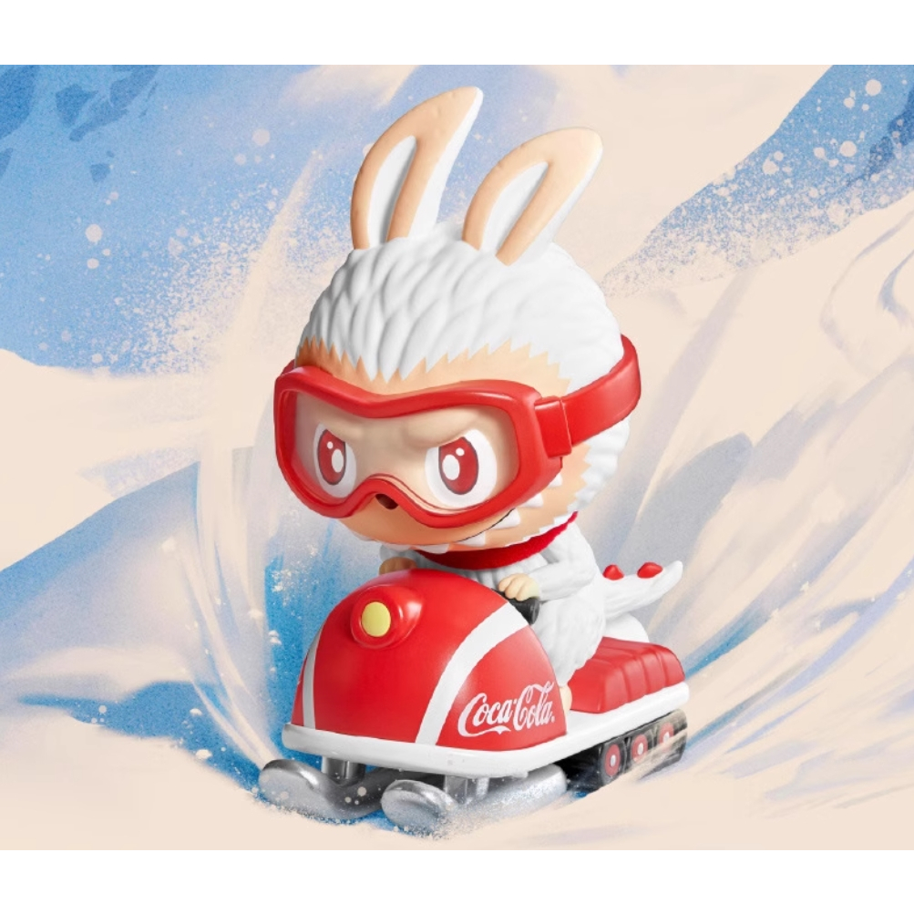 POPMART Labubu 100% Original Coca-Cola blind box figure Christmas toy ...