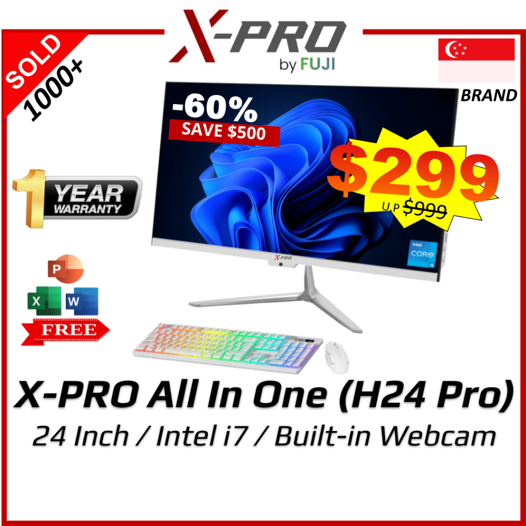 Brand New XPro Intel i7 All In One Desktop PC (H24 Pro) | 24 Inch i7 PC ...