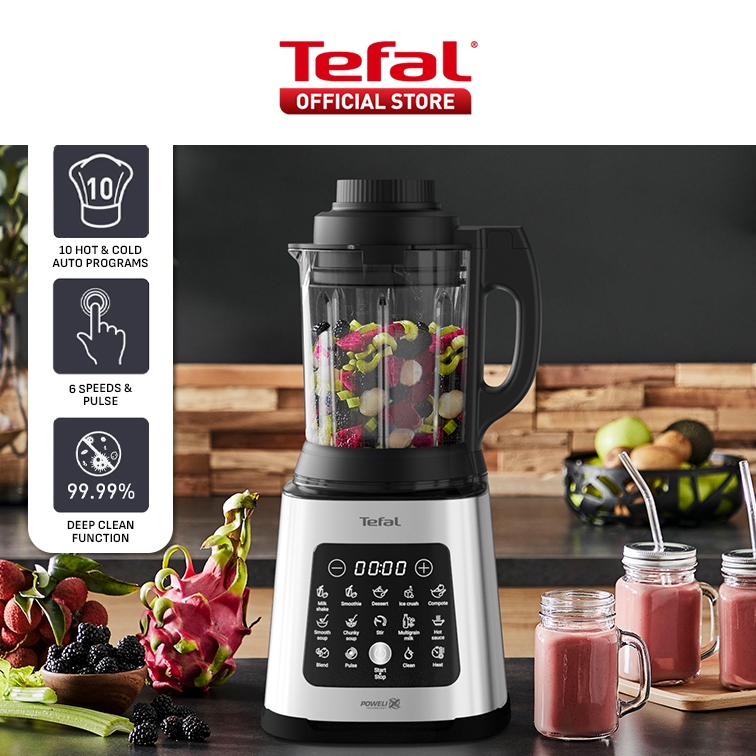 Tefal Perfectmix Cook Heating High Speed Blender with Steam Basket BL83SD | Shopee Singapore