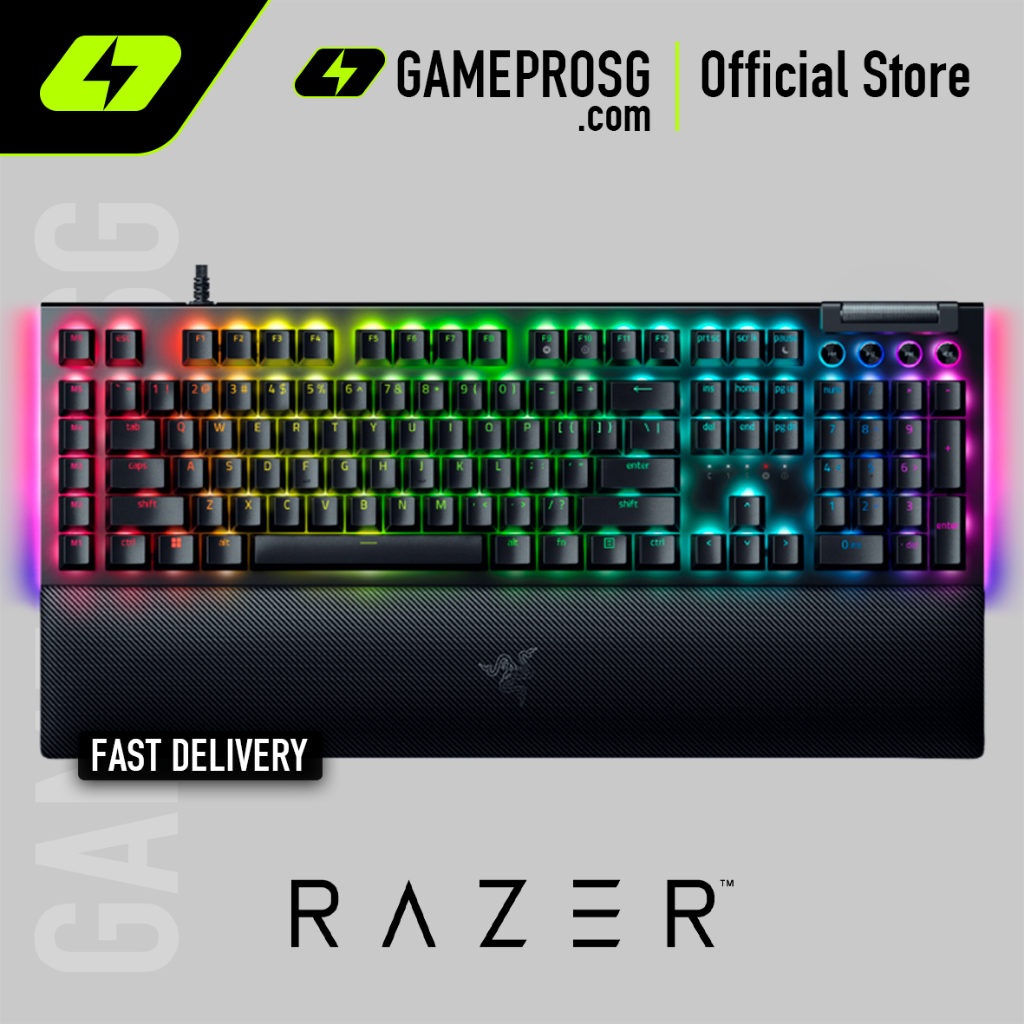 Razer BlackWidow V4 Gaming Keyboard — Full-Size Mechanical - Chroma RGB ...