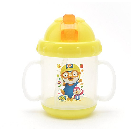 Pororo anti-spill straw cup 1P | Shopee Singapore