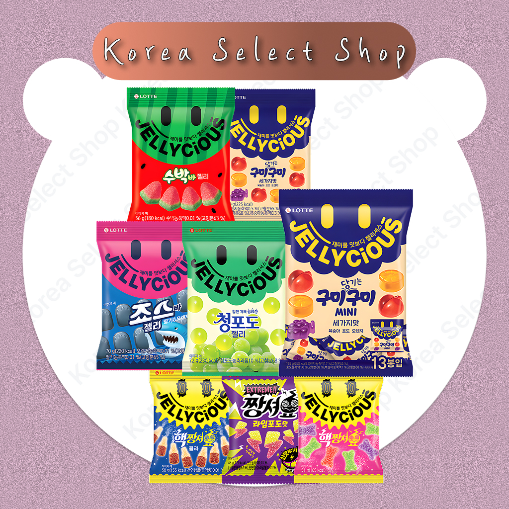 [Lotte] Jellycious Fruit Jelly – Multiple Flavours & Sizes (48–195g ...