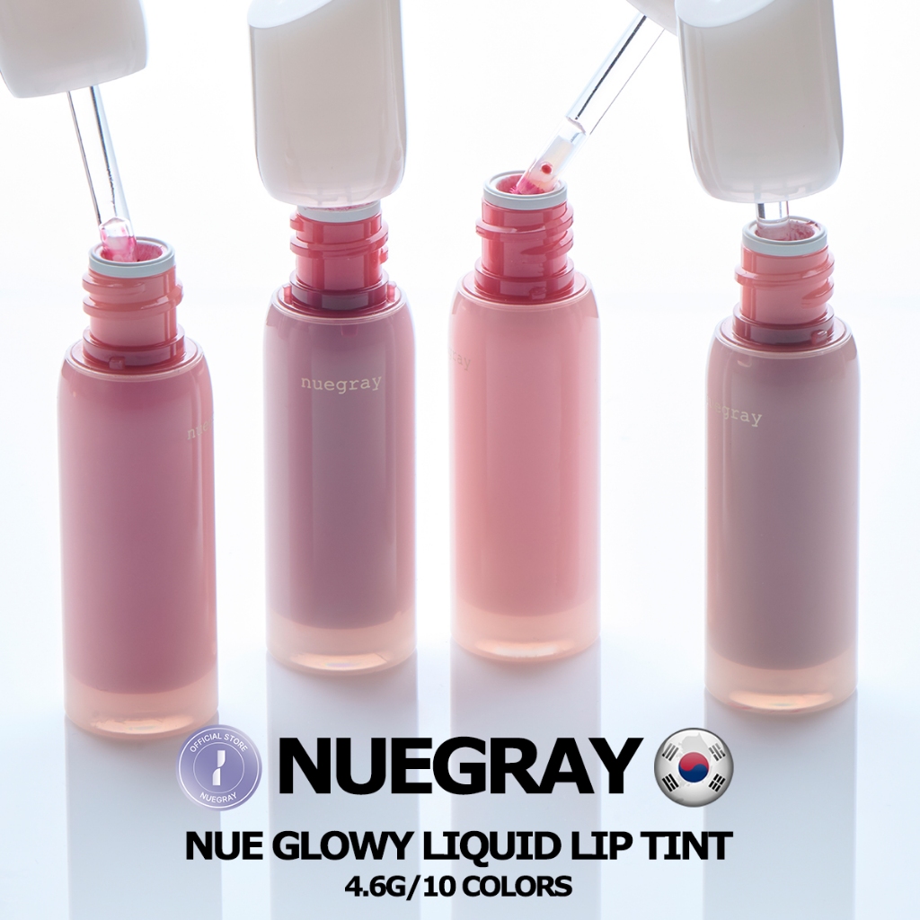 nuegray nue glowy liquid lip tint 10 colors | Shopee Singapore