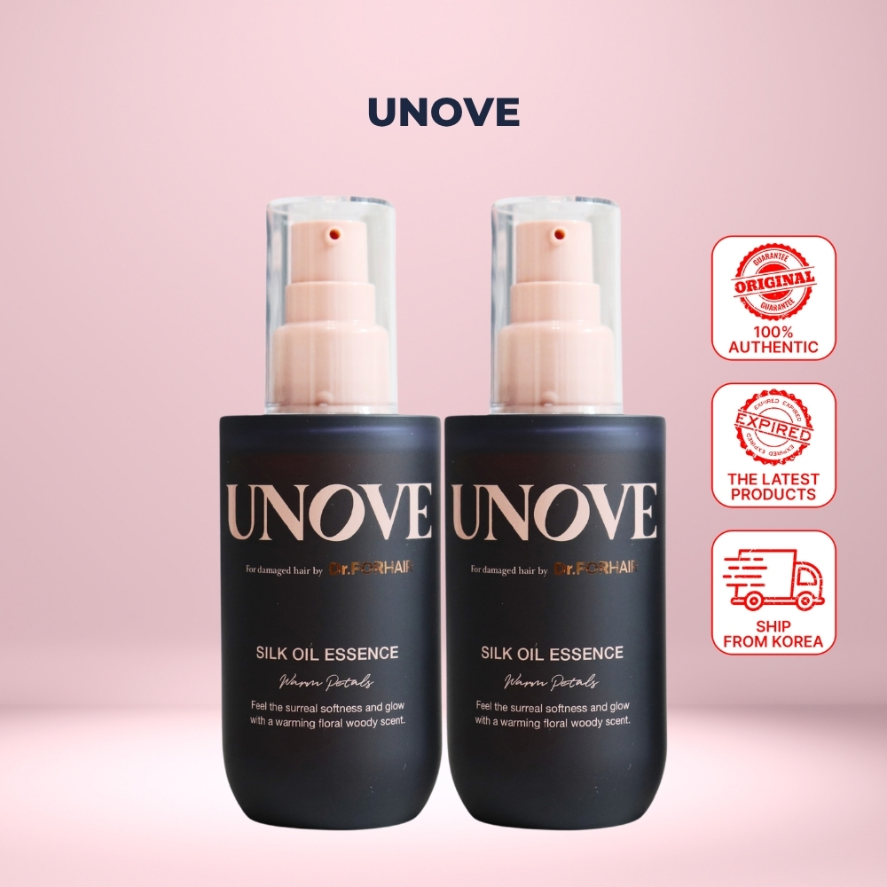 UNOVE Silk Oil Essence Twin Pack (70ml + 70ml) | Hair Nourishing & Damage Repair | Warm Petals ...