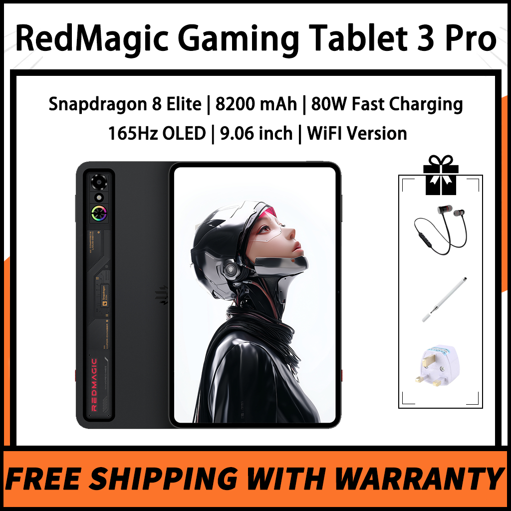 RedMagic Gaming Tablet 3 Pro Snapdragon 8 Elite 8200 mAh 80W Fast Charging 165Hz OLED 9.06 inch ...
