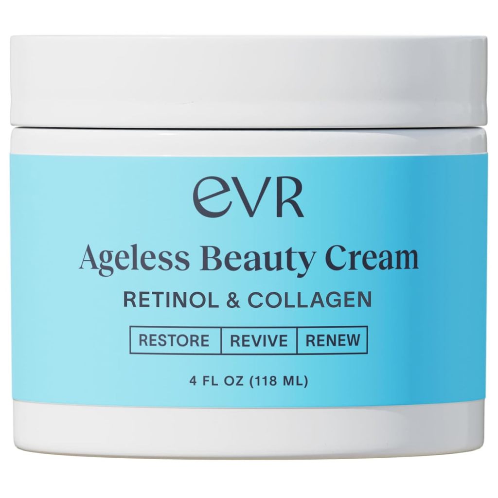 EVR Beauty Retinol Cream for Face 4oz Best Facial Moisturizer for Aging ...