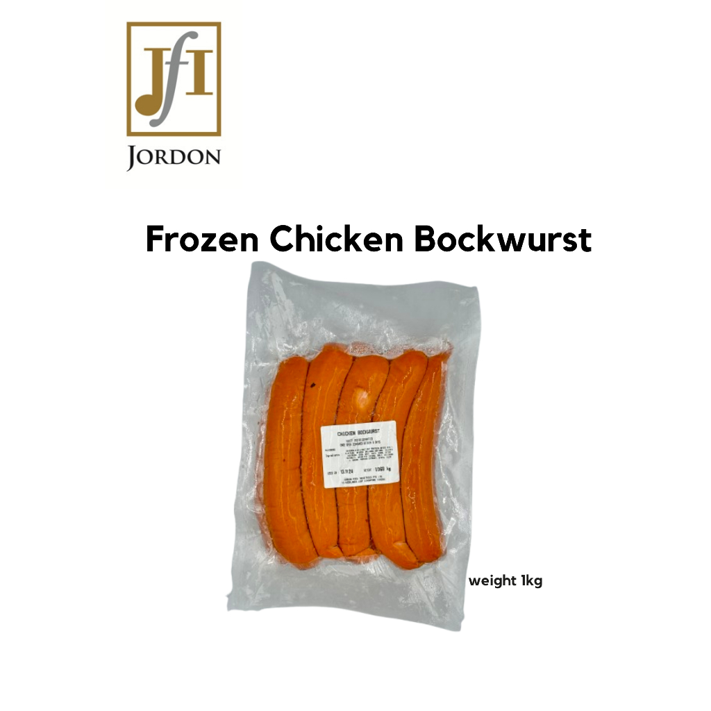 [Jordon] [Local] Frozen Chicken Bockwurst 100g 1kg | Shopee Singapore