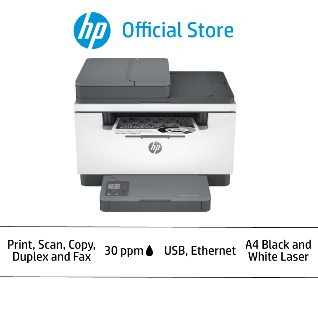 HP LaserJet MFP M236sdw Printer / A4 / USB, Ethernet, Wireless / ADF ...
