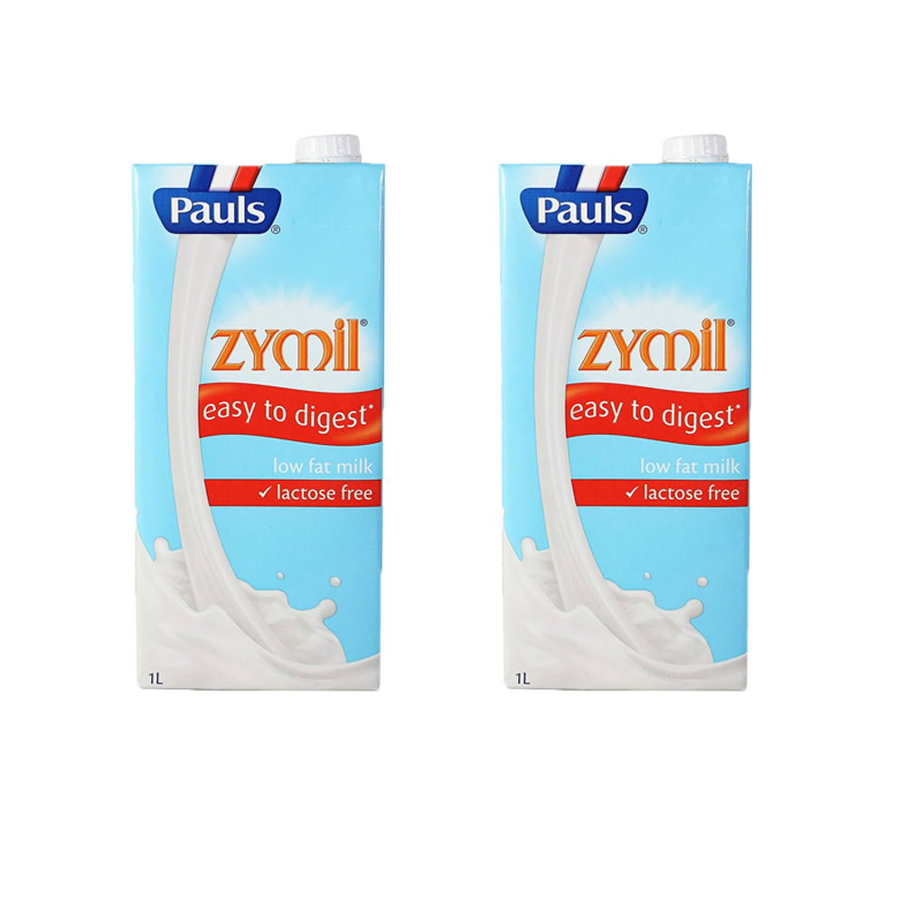 [Bundle of 2] Pauls Zymil Lactose Free Low Fat Uht Milk, 1L (Halal ...