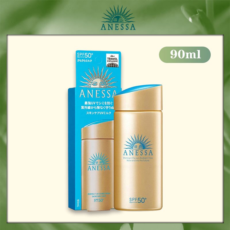 Anessa Perfect UV Sunscreen Skincare Milk SPF50+ PA++++ 90ml - Gold(2024 Version) | Shopee Singapore
