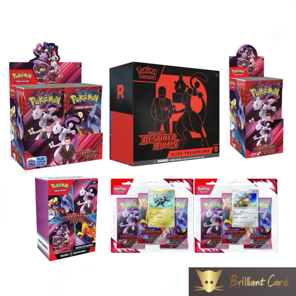 Pokemon SV10 Destined Rivals Booster Box / ETB / Build & Battle ...