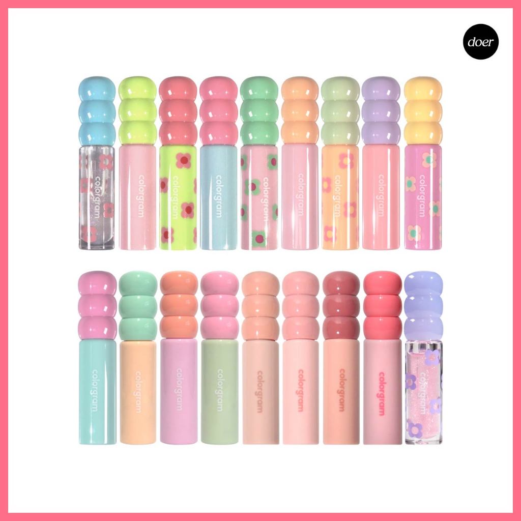 [COLORGRAM] Fruity Glass Tint [2.8g] Long-lasting Lip Glow (17 Colors ...