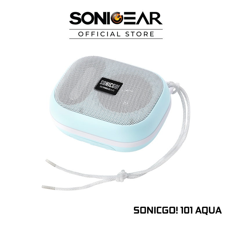 SonicGear SonicGo 101 Aqua Bluetooth 5.3 IPX 7 TF Card Waterproof ...