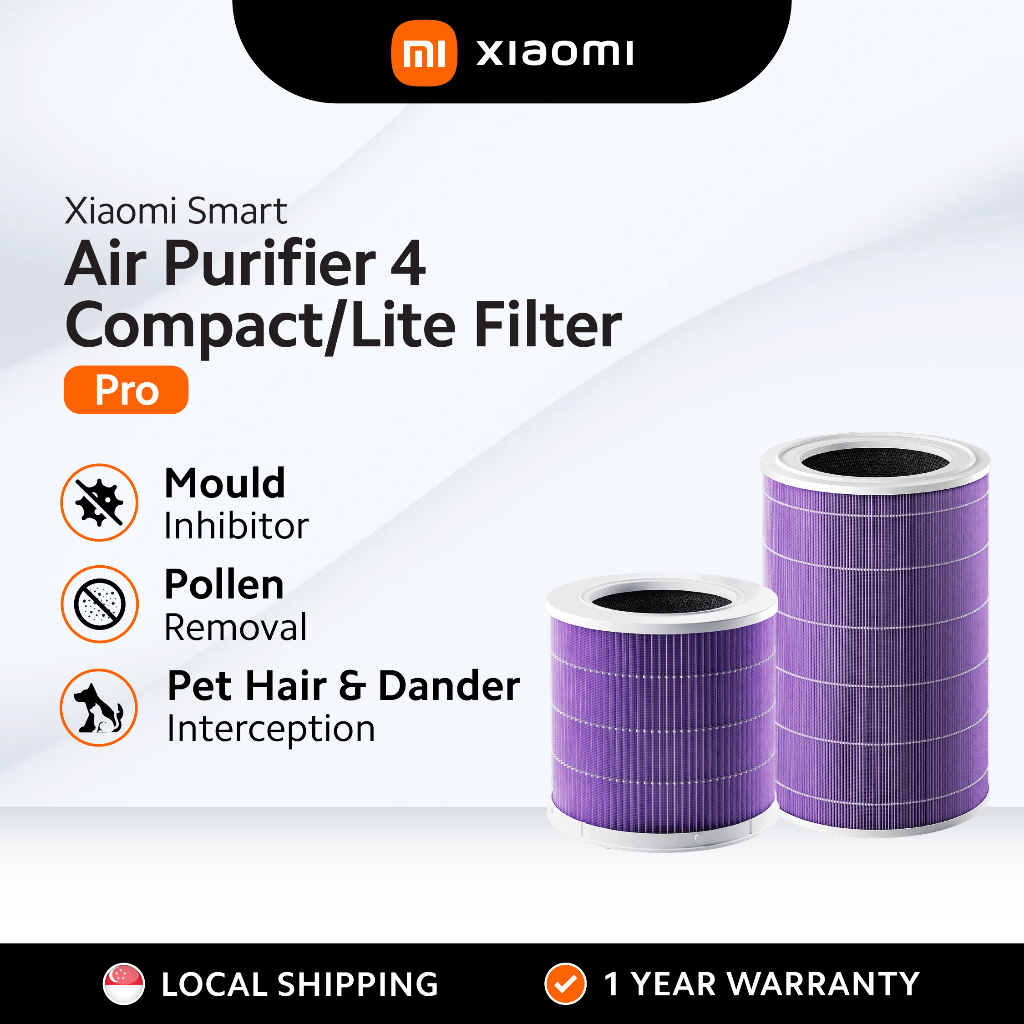 Xiaomi Smart Air Purifier 4 Lite/4 Compact Filter Pro | Effective Anti ...