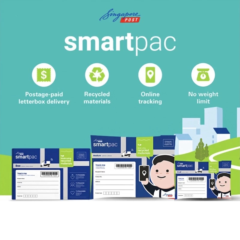 SingPost SmartPac - Postage-Paid Eco-Friendly Mailers (Small / Medium ...