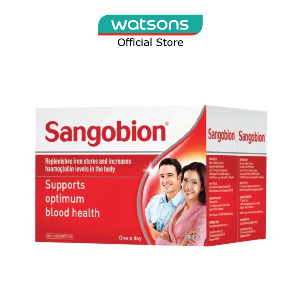 SANGOBION Iron Supplement Capsule Value Pack (Support Optimum Blood ...