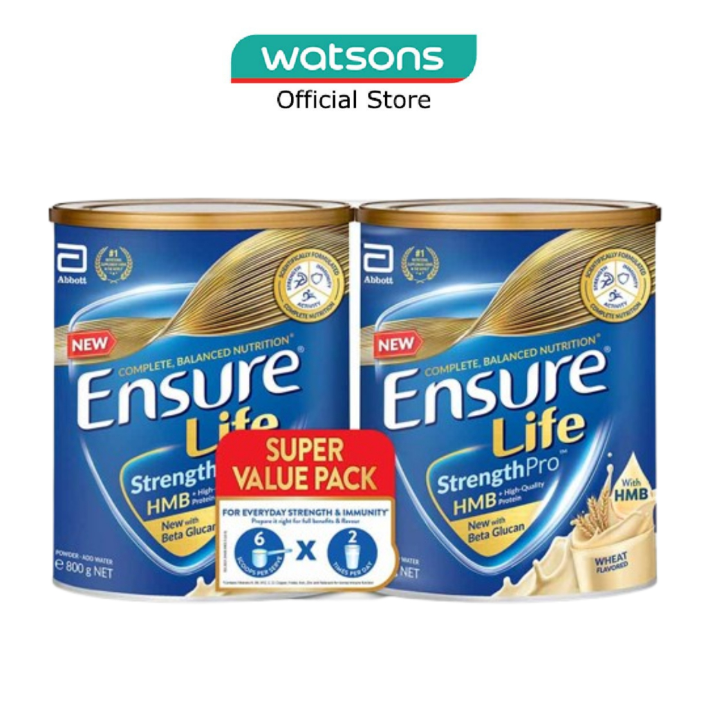 ENSURE Life Hmb Strength Pro Wheat 800g x 2s | Shopee Singapore