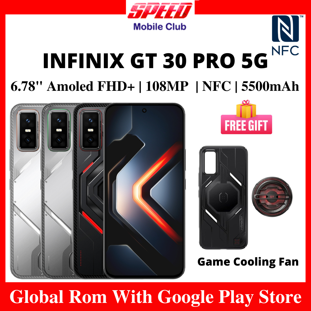 Infinix GT30 Pro 5G (12/256GB) | 6.78" Amoled FHD+ | NFC | 5500mAh ...
