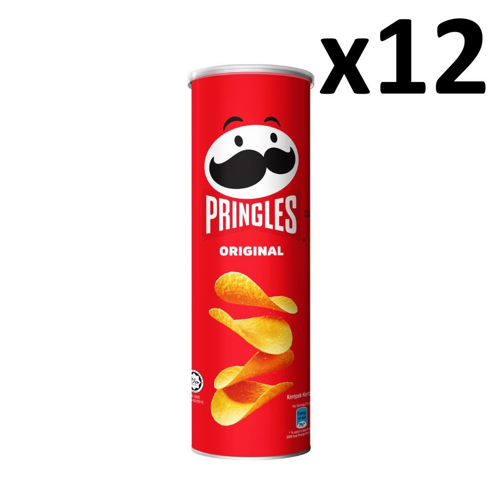 [1 Carton] Pringles Potato Chips Original (12x134g) | Shopee Singapore