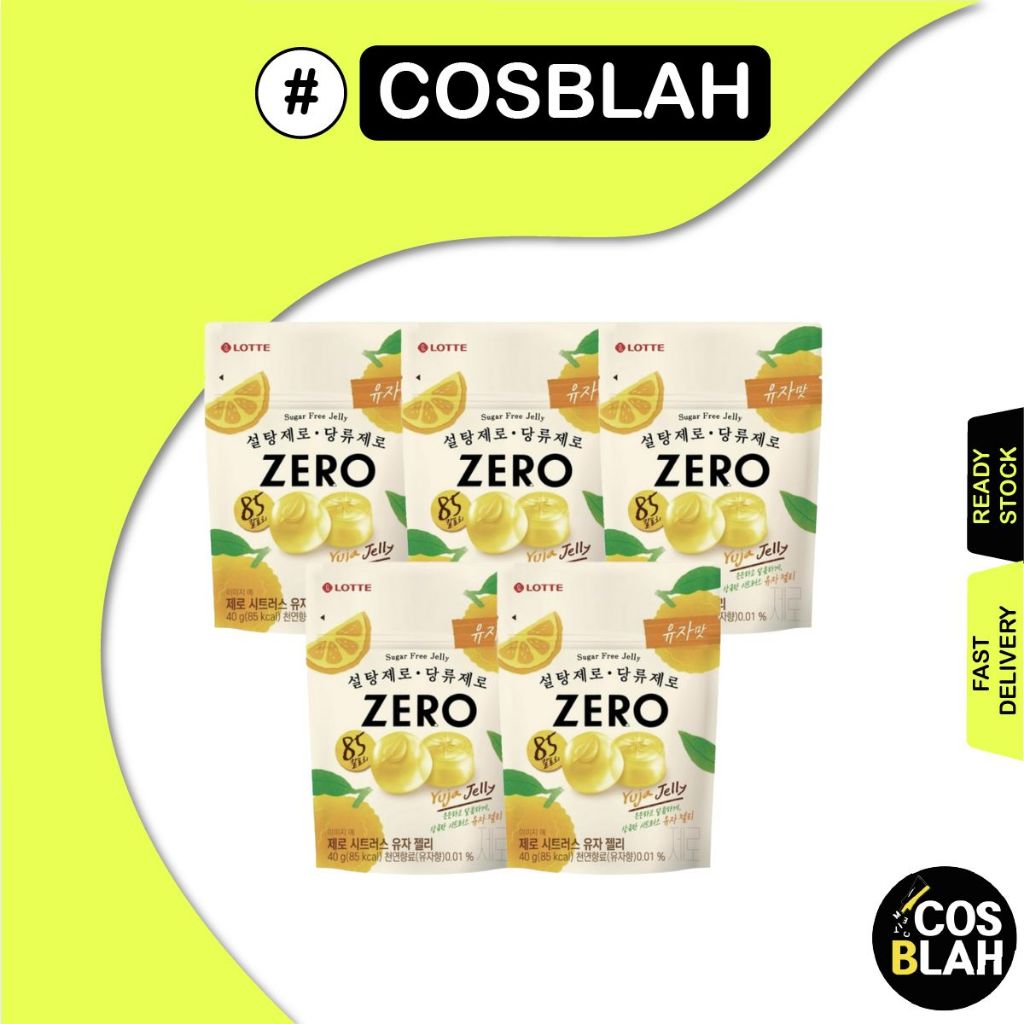 LOTTE Zero Sugar Citrus Jelly 40g(1 pouch) | Shopee Singapore