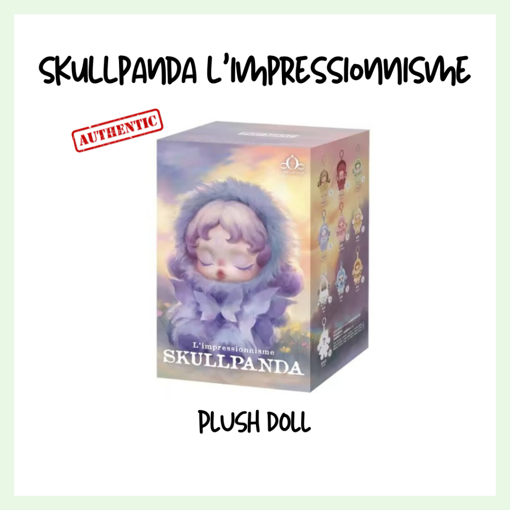 [Authentic] SKULLPANDA L'IMPRESSIONNISME PLUSH DOLL | Shopee Singapore