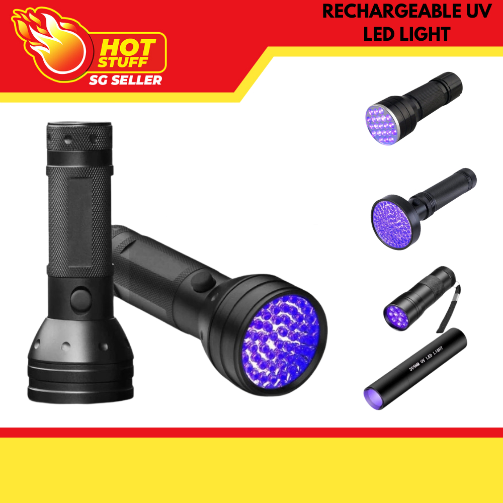 UV LED Torches Flashlight Black Lights UV Lights LED Ultraviolet Super ...