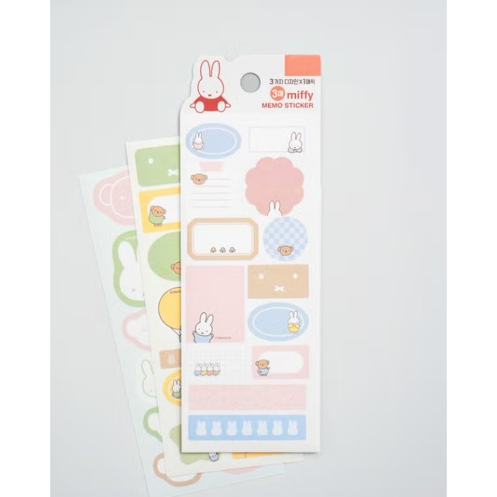 Miffy Memo Sticker Pack – 3 Sheets | Shopee Singapore