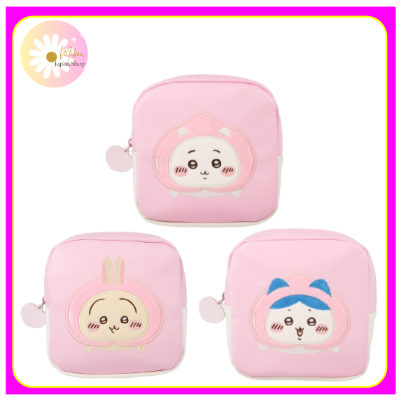 [Shobido] Chiikawa Square Pouch Original Design Peach Series Chiikawa ...