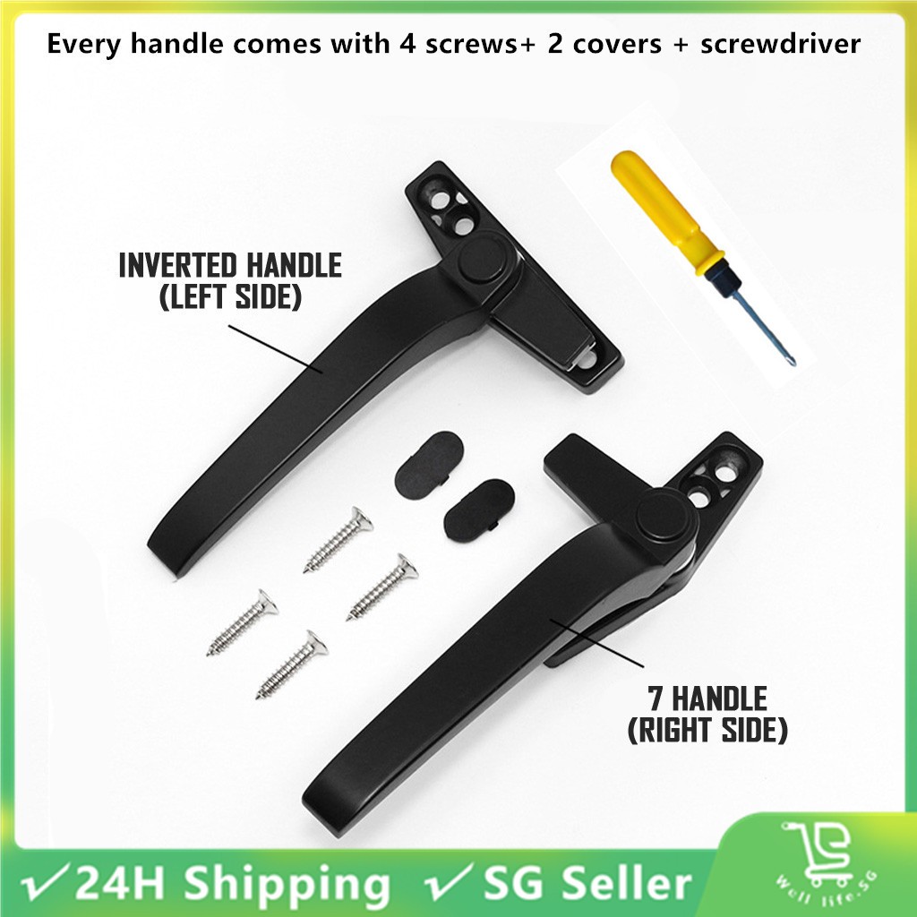 🌈Local stock-24 hour shipping🌈HDB window handle replacement Aluminum ...
