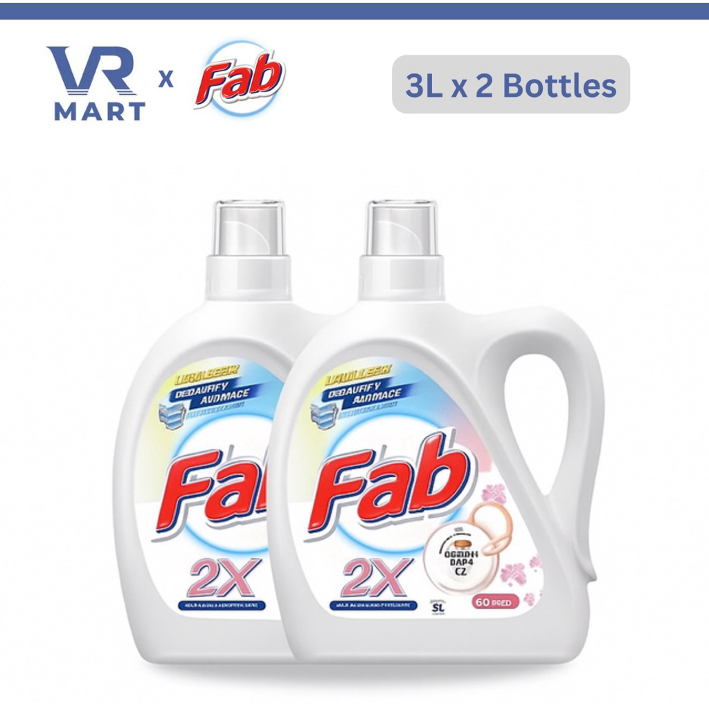 [Bundle of 2] Fab Enzymatic Action Concentrated Detergent / Laundry ...
