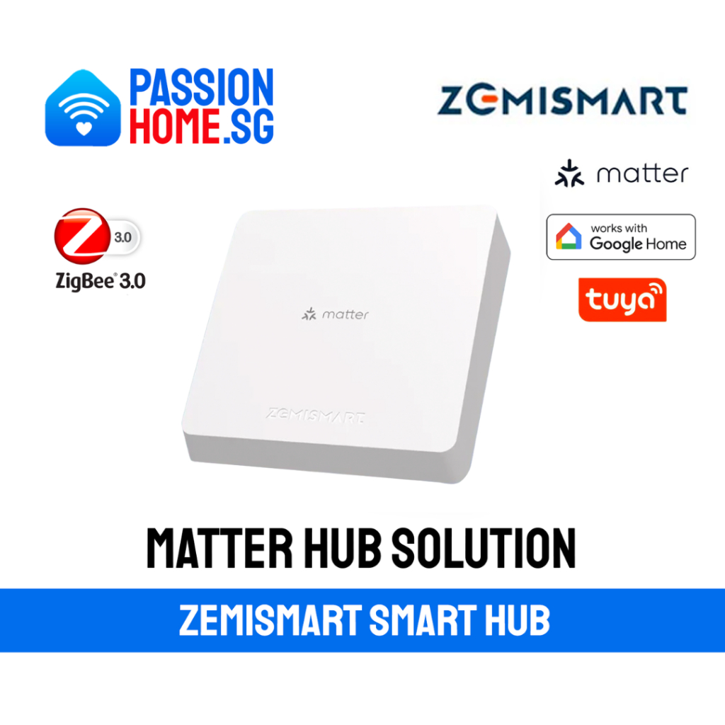 Zemismart M1 Matter Hub Zigbee Smart Hub Home Bridge Matter Gateway ...