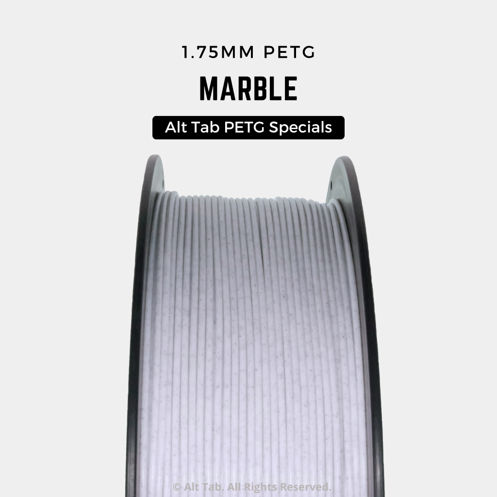 (Local Stock) Marble Infused PETG Filament 1.75mm Specialty 1kg 3D ...