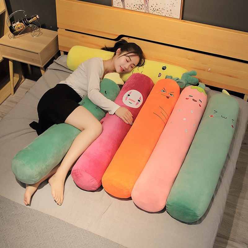[SG Stock] Cute and Funny Fruit Colorful Long Strip Pillow Sleeping ...