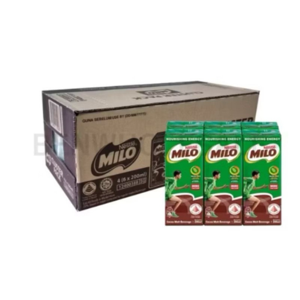 Milo UHT Chocolate Malt Packet Drinks( 24's x 200ml) | Shopee Singapore