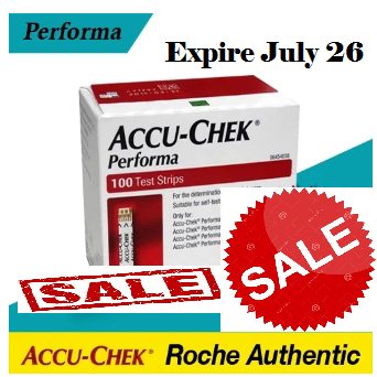 Accu Chek performa test strips 100 Diabetes Glucose Test Strip expiry ...