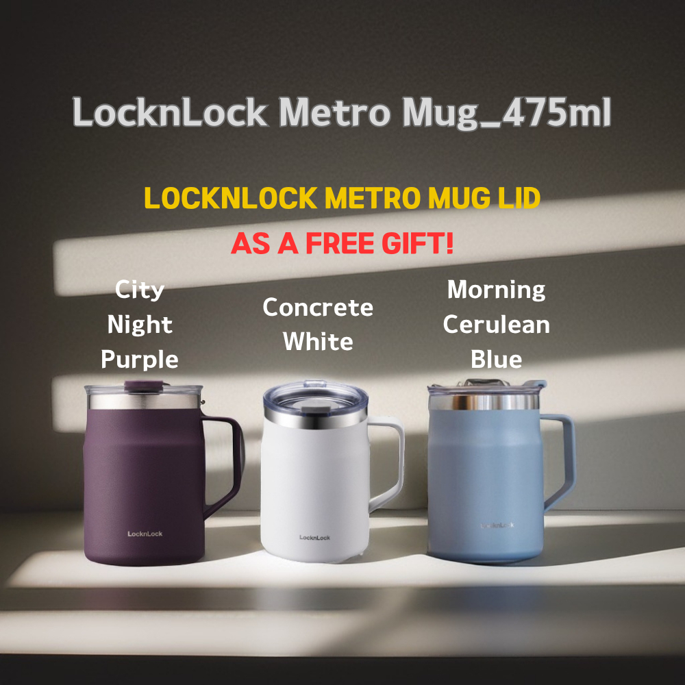 LocknLock Metro Mug 475ml | Shopee Singapore
