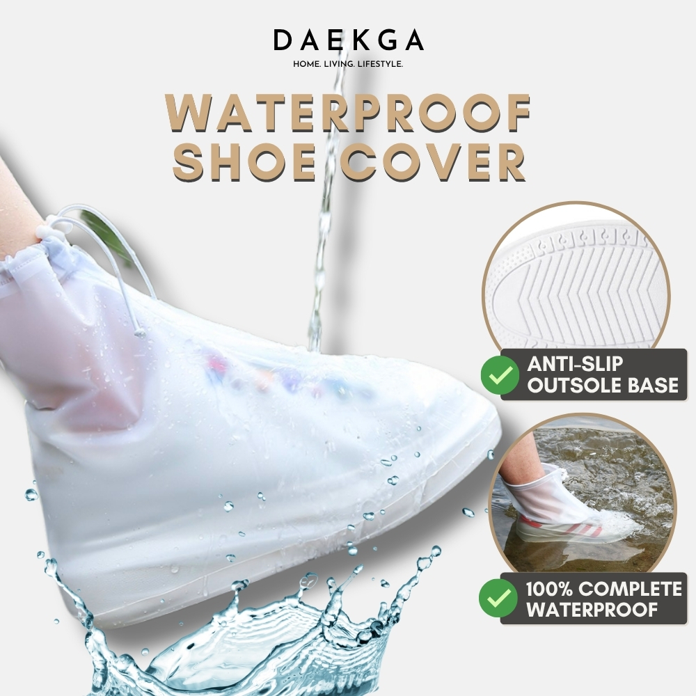 [SG SELLER] Reusable Waterproof Shoe Cover / Rain Boots Cover Protector ...