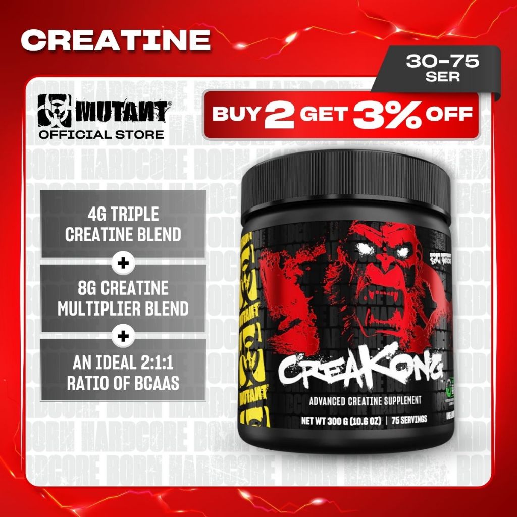 Mutant CREAKONG CX8, Creatine Monohydrate, Amino Acid Supplement ...