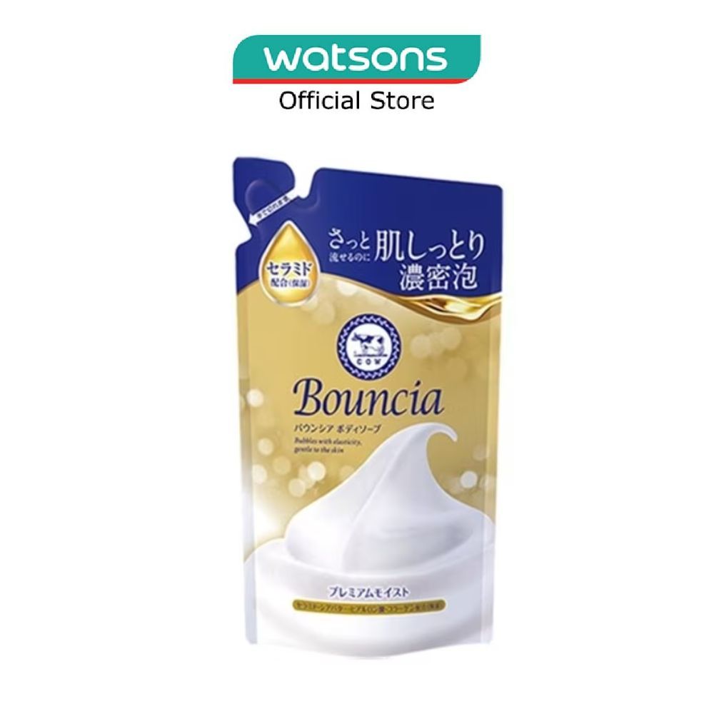 COW BRAND Body Soap Premium Moist Pump Refill 340ml | Shopee Singapore
