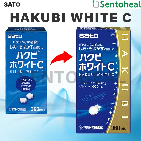 Sato Hakubi White C 360 tablets | Shopee Singapore