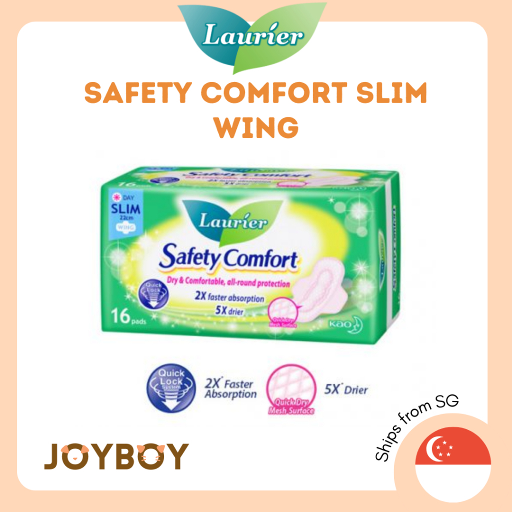 🇸🇬SG Seller🇸🇬 Laurier Safety Comfort Slim Wing | Shopee Singapore
