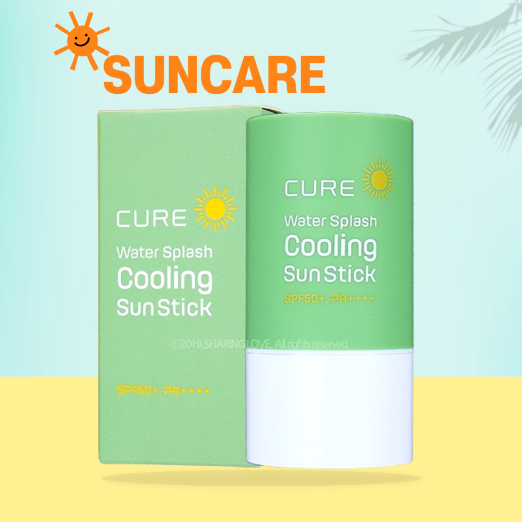 Cure Water Splash Cooling Sun Stick SPF50+ (23g) | Shopee Singapore