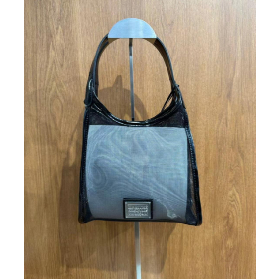 MARITHE Classic Logo Transparent Sheer Mesh Tote Bag | Shopee Singapore