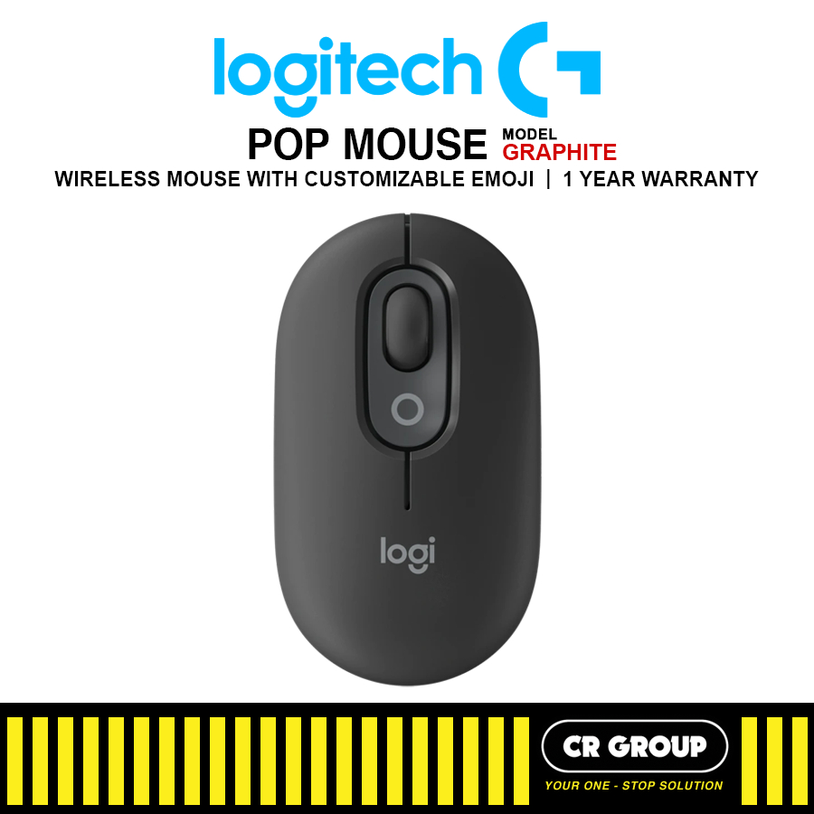 Logitech POP Wireless Mouse with Customizable Emoji and SmartWheel ...