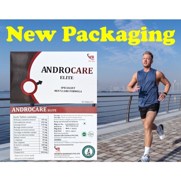 Androcare Elite Men’s Vitality and Fertility Support Dietary Supplement ...