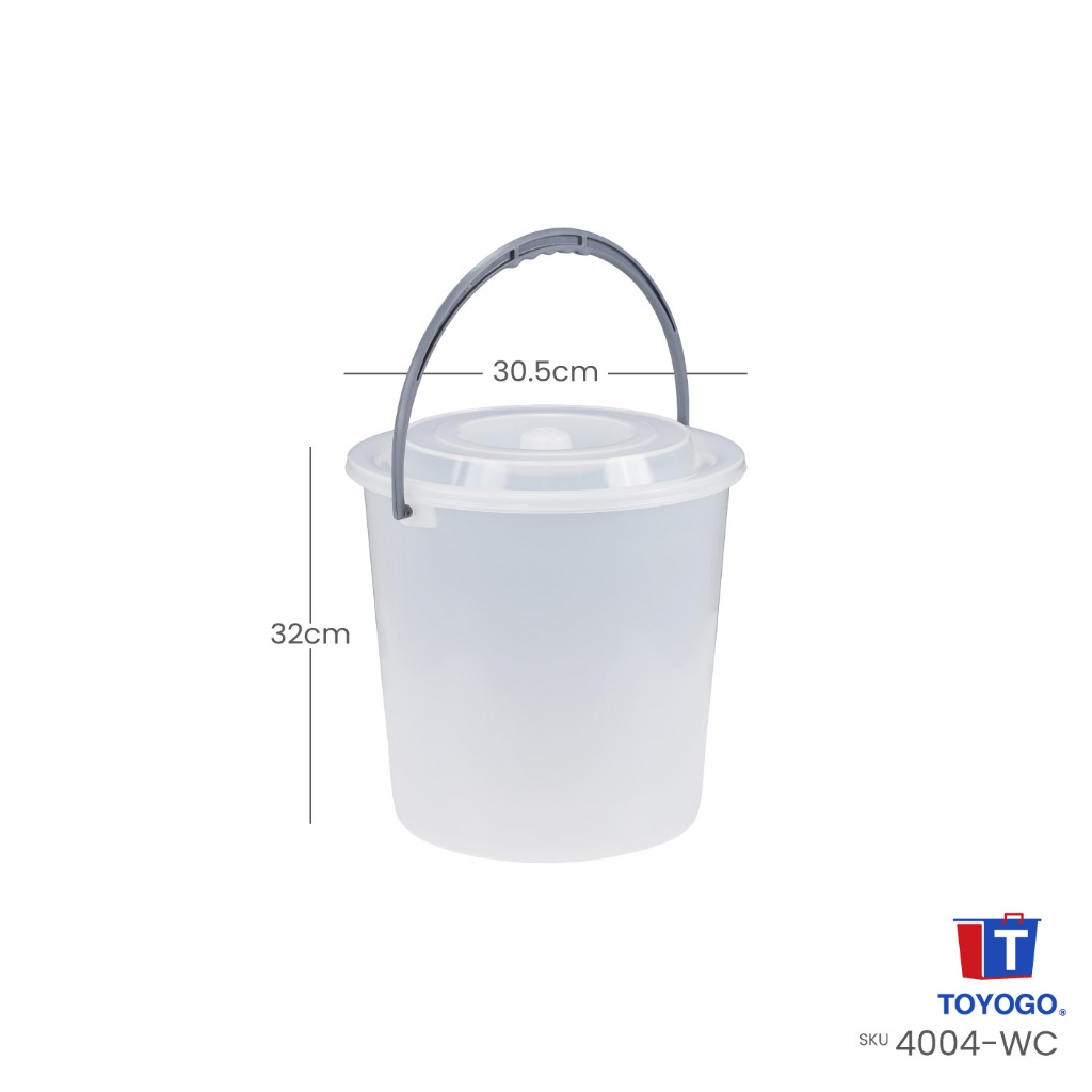 Toyogo 4004-WC Pail with Cover 4 Gal | Shopee Singapore