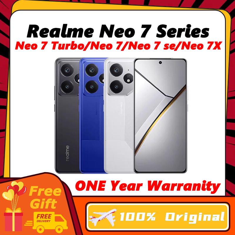 Realme Neo7 Turbo Dimensity 9400e 7200 mAh 100W Realme Neo 7 Dimensity 9300+ Realme Neo7X Realme ...